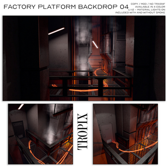 Second Life Marketplace - TROPIX // Factory Platform Backdrop 04 - BOX